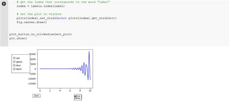 matplotlib widgets — how to make your plot interactive