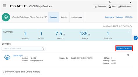 creating a data integration platform cloud instance