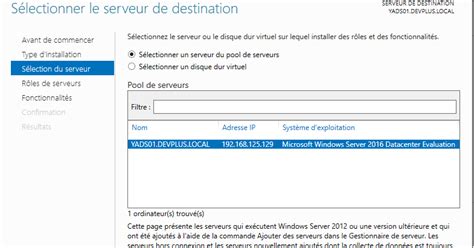 Windows Server 2016 Installation Et Configuration Dun Serveur Dhcp