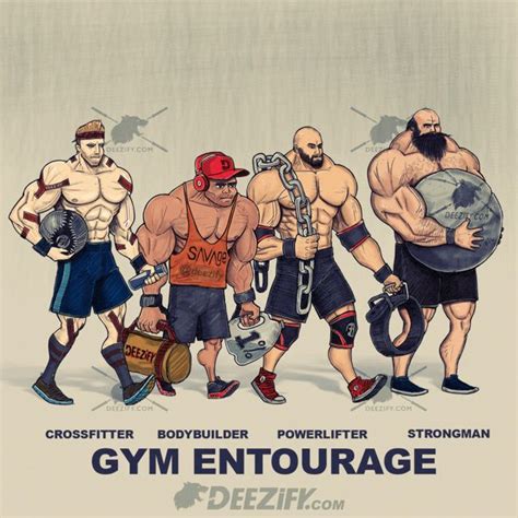 Your Gym Entourage Your Workout Crew Gym Jokes Powerlifting Humor