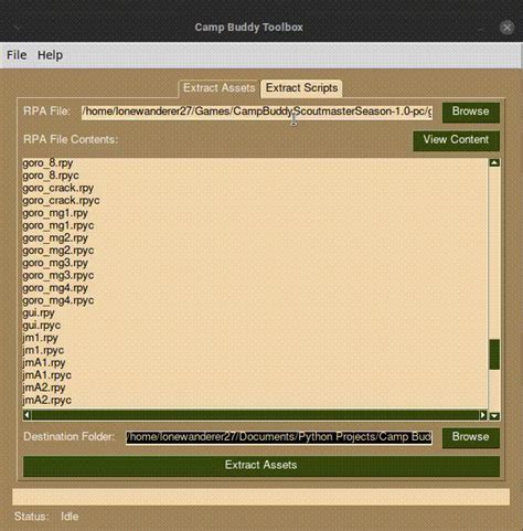 Screenshots Pysimplegui