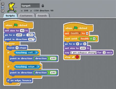 scratch programming simple shooter game raspberry pi geek