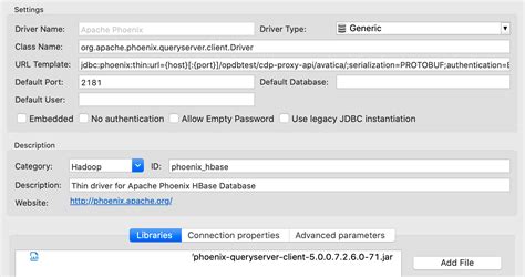 connecting dbeaver to cloudera data platform oper cloudera
