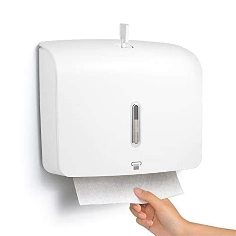 Amj Wall Mounted Abs Toilet Paper Holder Bathroom Hand Towel Dispenser