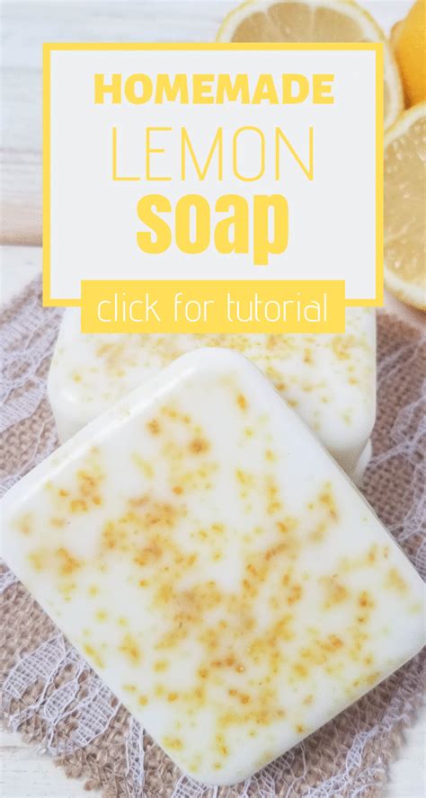 Homemade All Natural Lemon Soap Soap Recipes Homemade Soap Recipes