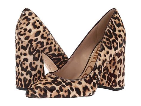 Sam Edelman Halton Sand Jungle Leopard Brahma Hair Womens Shoes