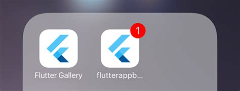 how to show a notification badge on the app icon using flutter stack