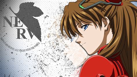 Wallpaper Illustration Anime Neon Genesis Evangelion Asuka Langley