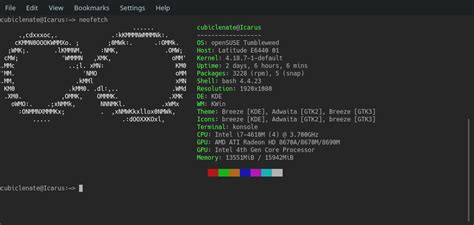 neofetch command line system information tool cubiclenate s techpad