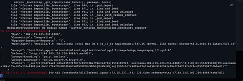 500 internal server error with jupyter notebook part 1 2018 deep