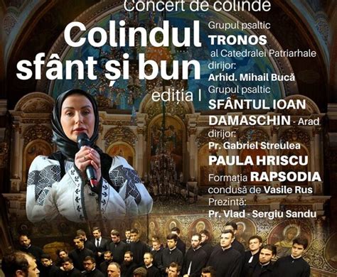 Grupul Psaltic „tronos” Al Catedralei Patriarhale Va Concerta La Arad