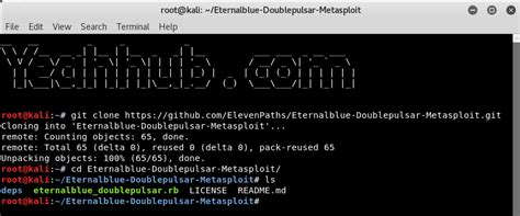 exploitation of eternalblue doublepulsar [windows 7
