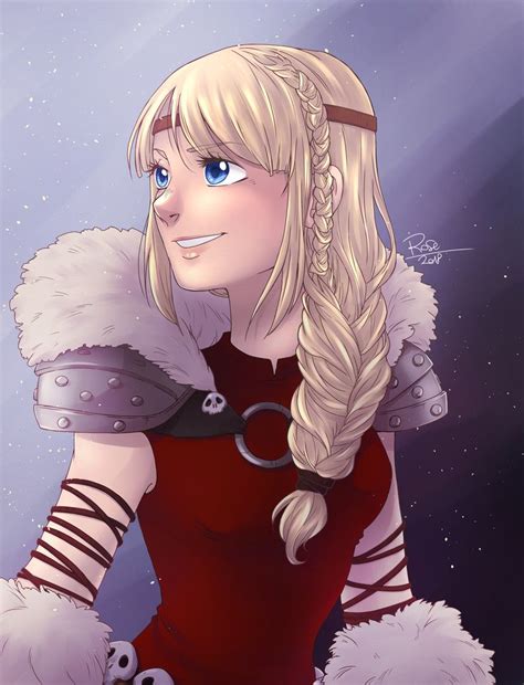 Artstation Astrid How To Train Your Dragon Fan Art Rosalba