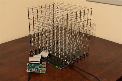 raspberry pi 3 led cube spectrum analyzer awesome audio