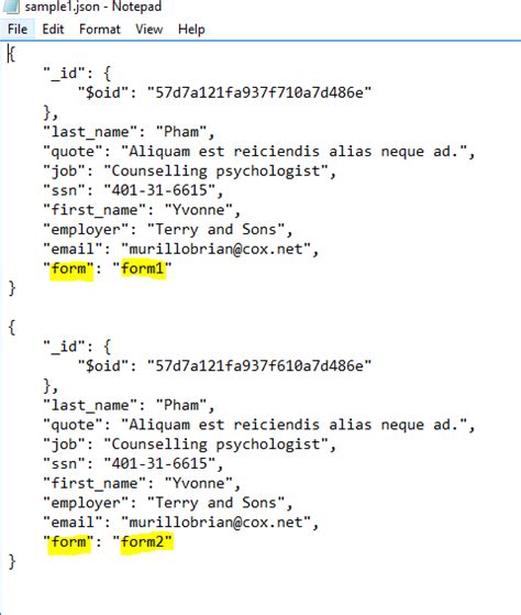json files data loading developer tools mongodb developer