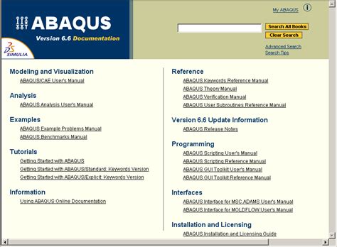 1 1 the abaqus documentation collection