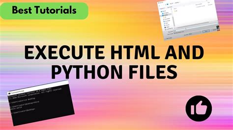 how to execute run python and html files easy best tutorials youtube