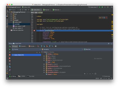 chrome devtools internals debugging protocol