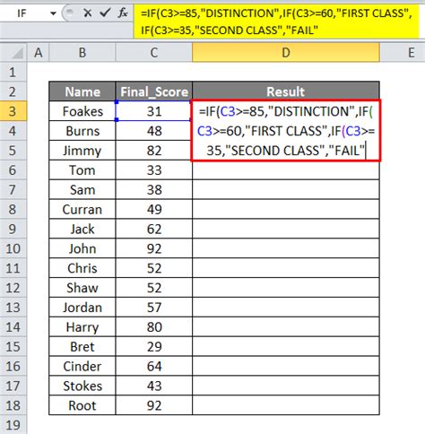nested if formula in excel laptrinhx