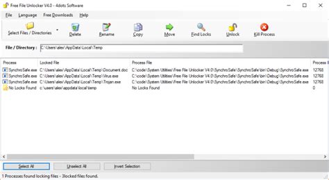 how to use file unlocker