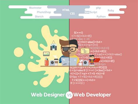 web developer vs web designer