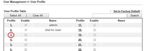 authenticate users with an radius server in user based management draytek