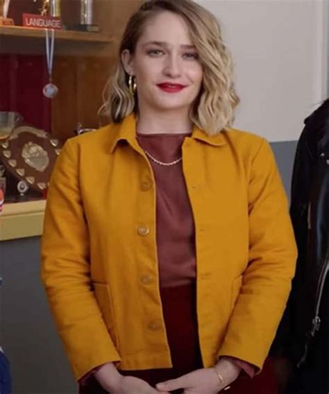 Sex Education Season 3 Jemima Kirke Yellow Jacket Tv Series Jacket