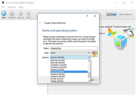 why does virtualbox only have 32 bit option no 64 bit