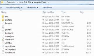 node js scripts web server js is missing in angularjs seed and not