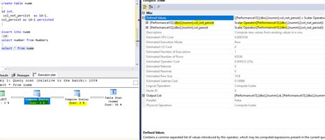 sql server is there a performance cost to computed