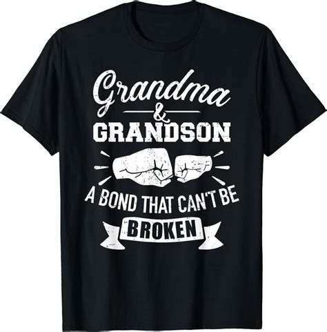 Grandma And Grandson Bond That Cant Be Broken Cotton T Shirt