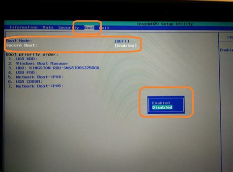 how to disable secure boot in windows 8 1 in acer laptops