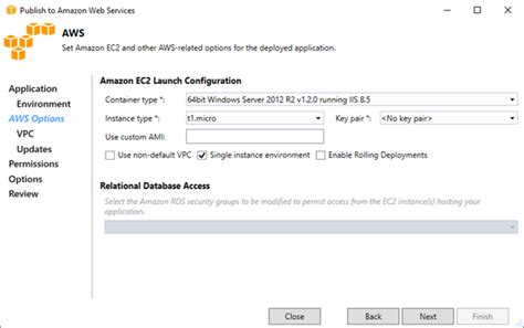 asp core support for elastic beanstalk aws developer