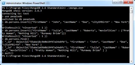 installing and running mongodb in windows 7 kode java