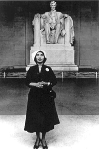 Marian Anderson Singing At Lincoln Memorial I Have This Postcard