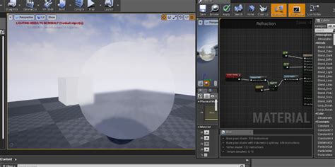 artstation fakeglass shader ue4 marien elalaoui reflection and