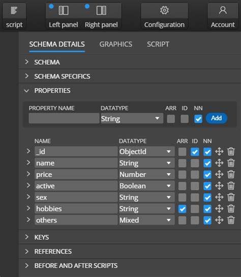 mongoose schema design