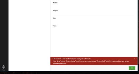 umbraco7 umbraco can t add media stack overflow