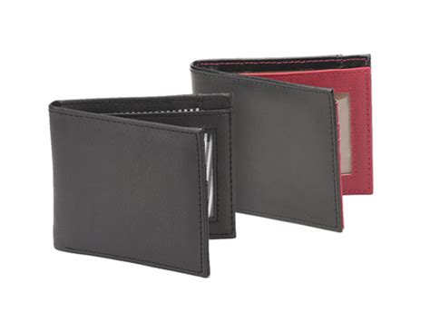 vault rfid blocking leather wallet black burgundy