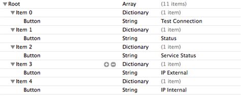 ios use uitableview cell as button using storyboards and plist file