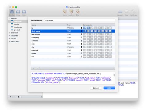 sqlite show tables command line decoration jacques garcia