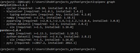 manage python virtual environments and packages using pipenv