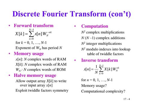 ppt fast fourier transform powerpoint presentation free download