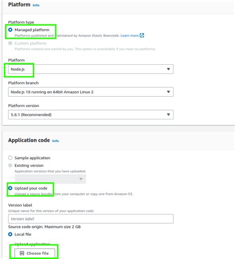 how to use elastic beanstalk to deploy a node js app