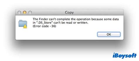 5 Simplest Ways To Fix Mac Finder Error Code 36