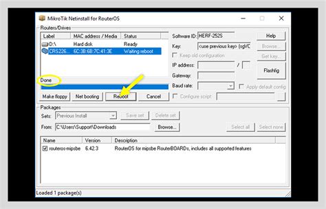 Cara Netinstall Mikrotik
