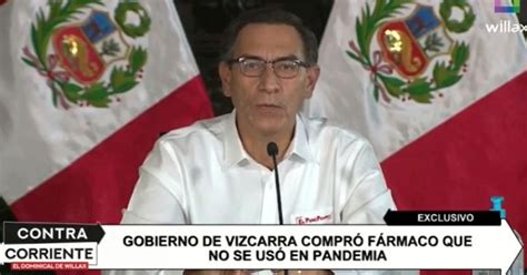 Gobierno De Martín Vizcarra Gastó 23 Millones De Soles En Medicamento