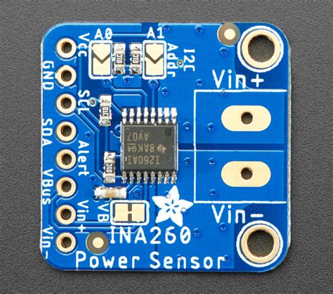 pinouts adafruit ina260 current voltage power sensor breakout