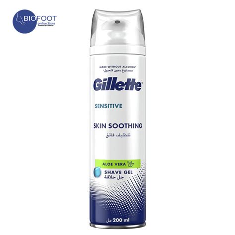 Gillette Sensitive Skin Soothing Aloe Vera Shave Gel 200ml Online