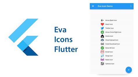 flutter package for eva icons